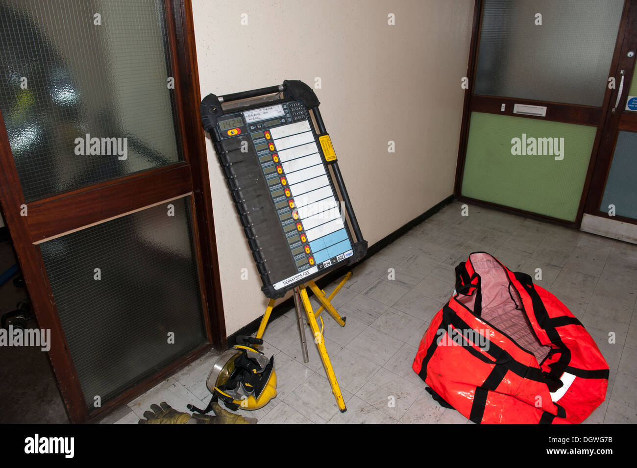 Fire Bridgehead High Rise Flats Control Board BA Stock Photo - Alamy