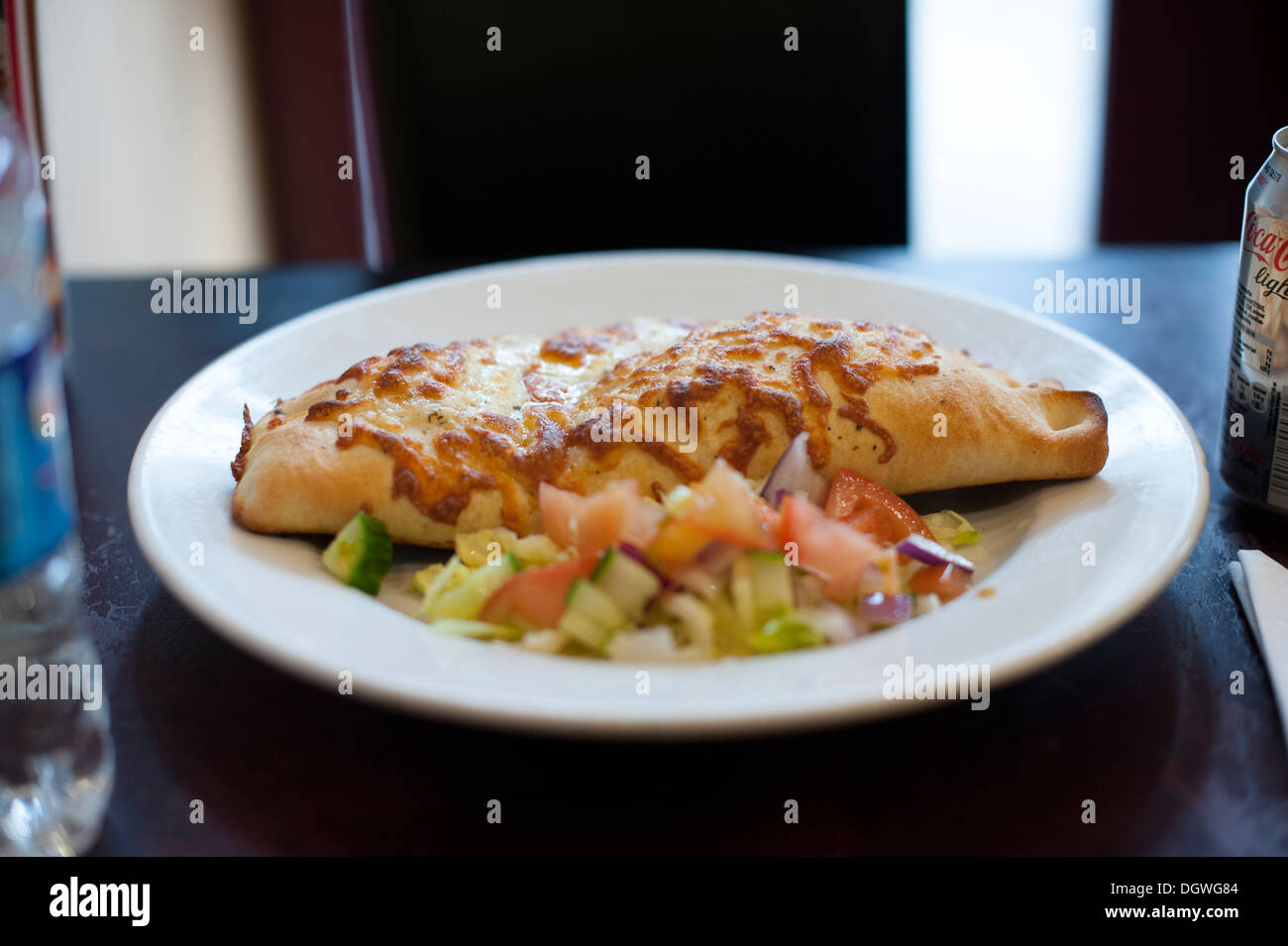 Pasty and Salad Pastie Cornish Lunch Dinner Stock Photo - Alamy