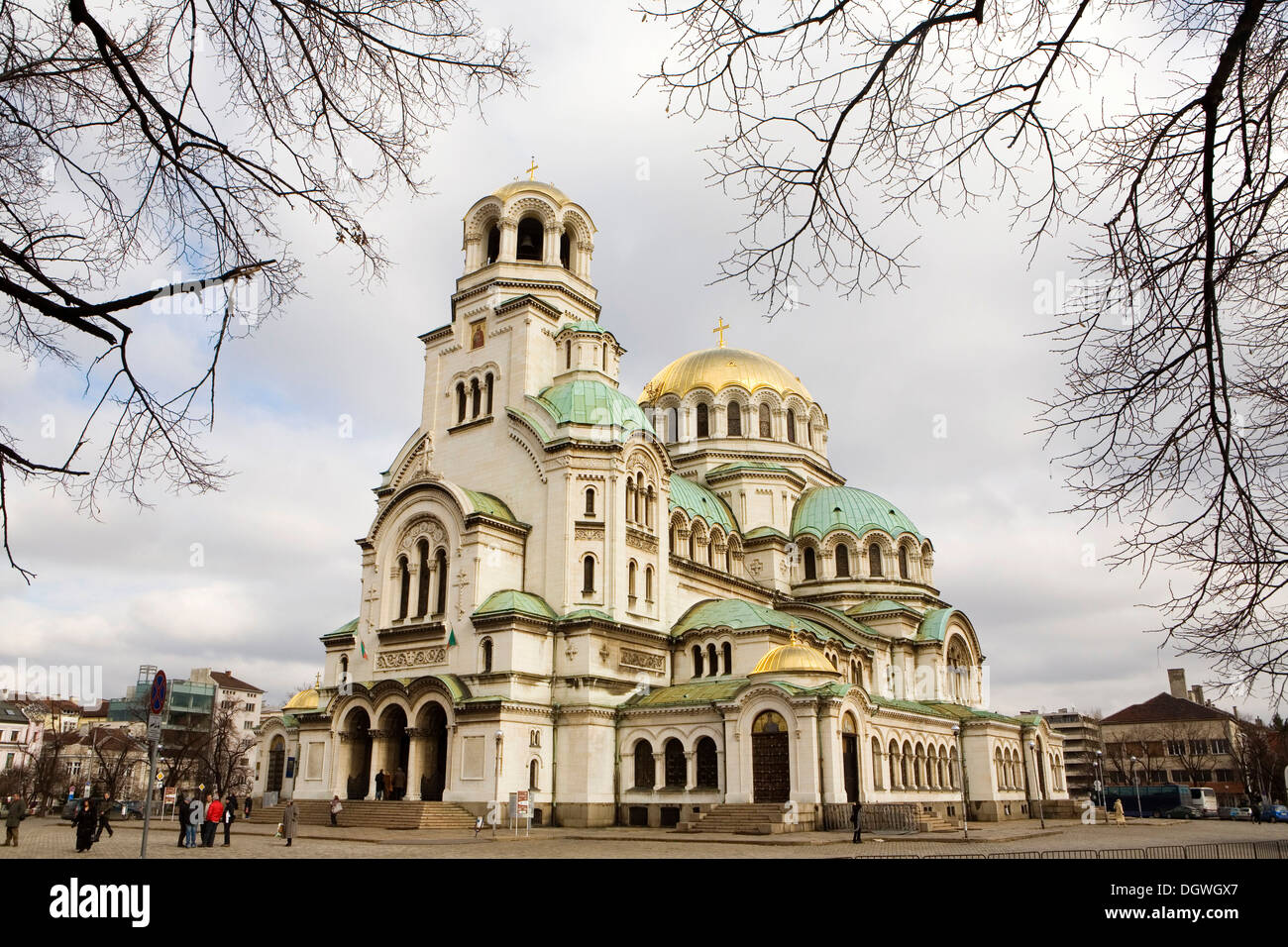 Alexander Nevsky Cathedral, landmark of the Bulgarian capital, built ...