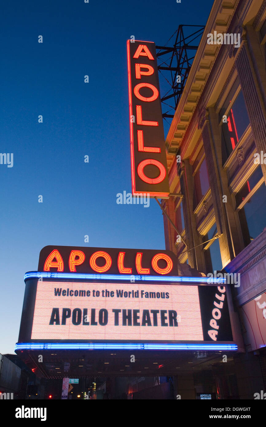 Apollo theater exterior in harlem hi-res stock photography and images ...