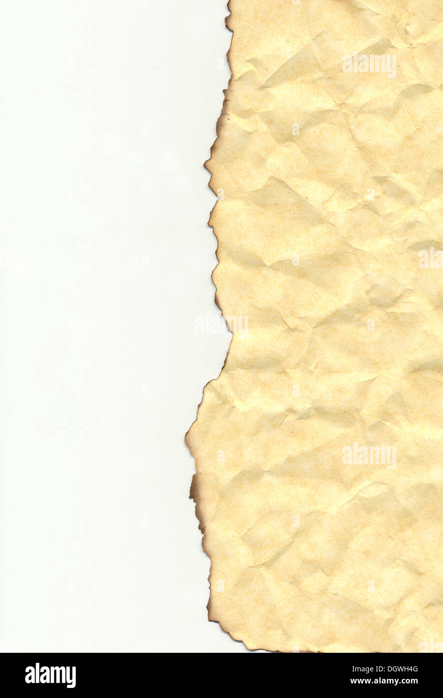 burn yellow paper Stock Photo - Alamy