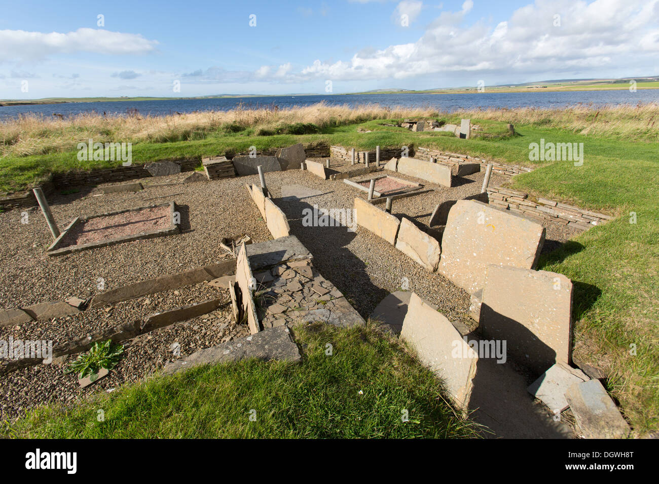Islands of Orkney, Scotland. Picturesque view of House Two at the ...