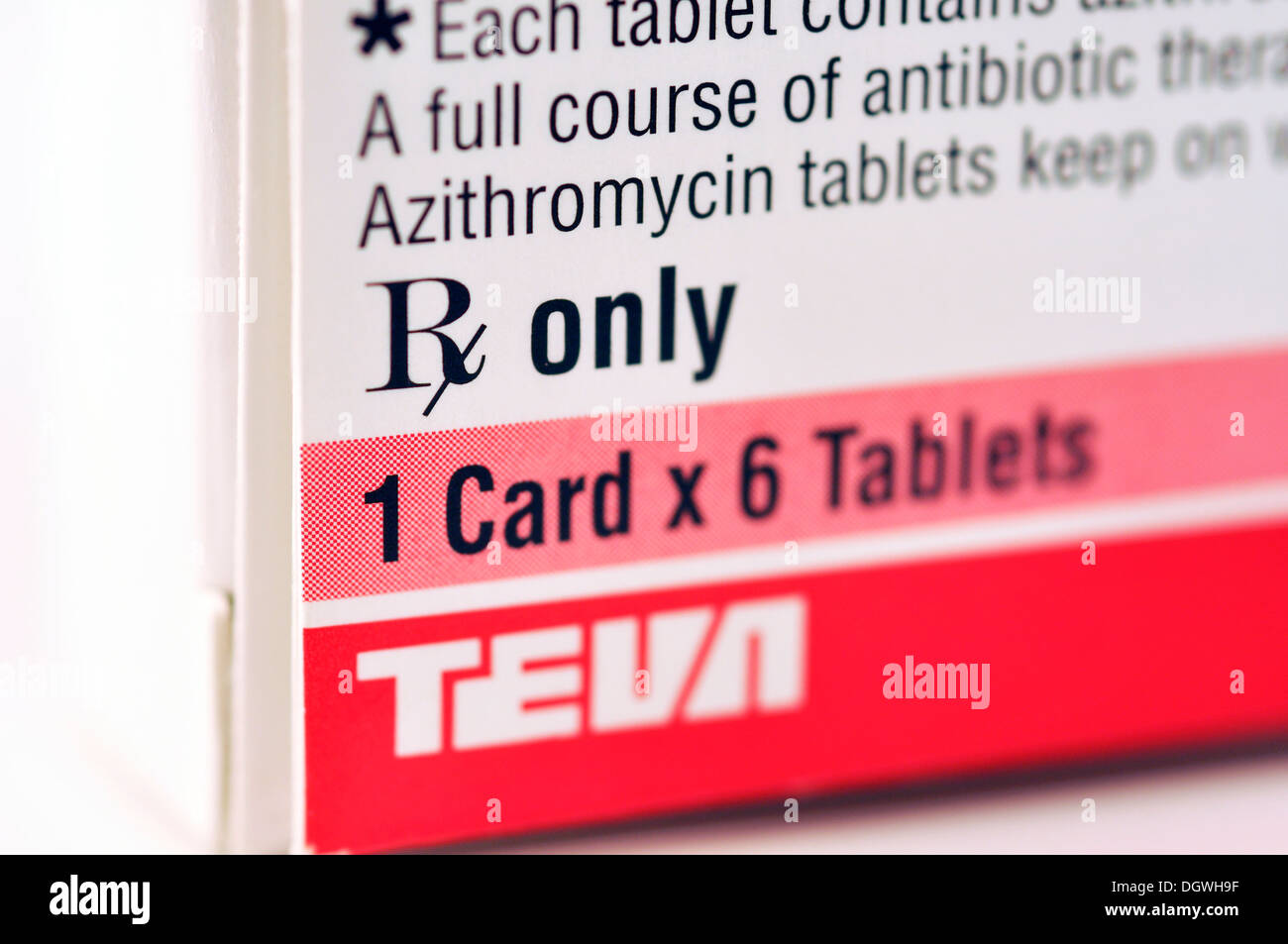 By prescription only sign on prescription drugs package Stock Photo - Alamy