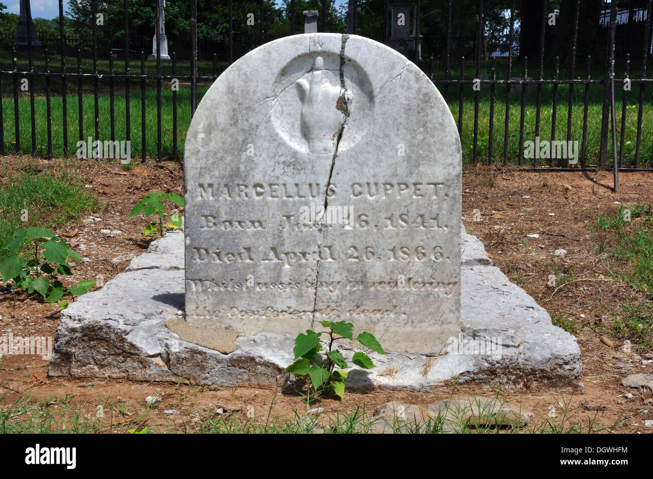 McGavock Cemetery, Carnton Plantation, Franklin, Tennessee, USA Stock ...