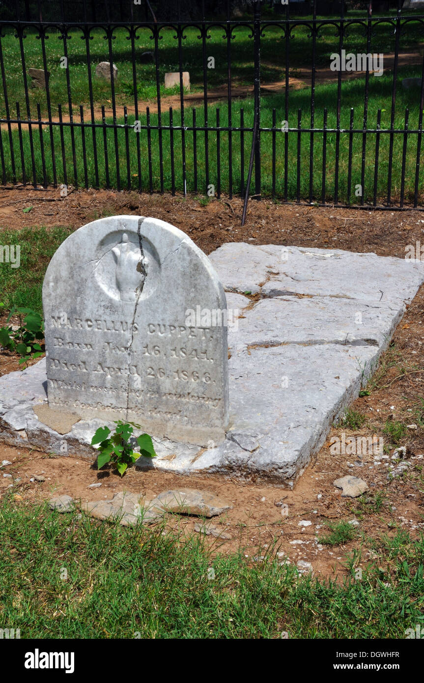 McGavock Cemetery, Carnton Plantation, Franklin, Tennessee, USA Stock ...