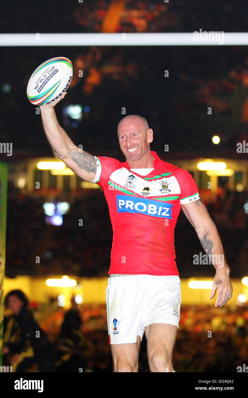 Cardiff, Wales. 26th Oct, 2013. Former Wales Rugby League and Union ...