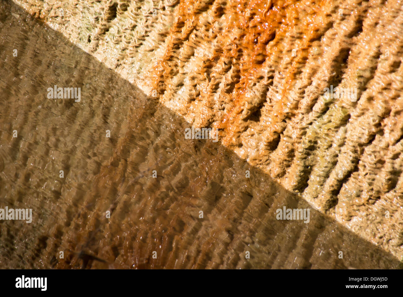Limestone patterns under a bridge Stock Photo - Alamy