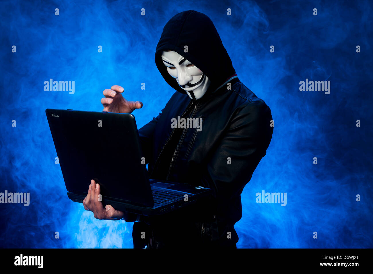 Men Wearing Anonymous Masks High Resolution Stock Photography and ...