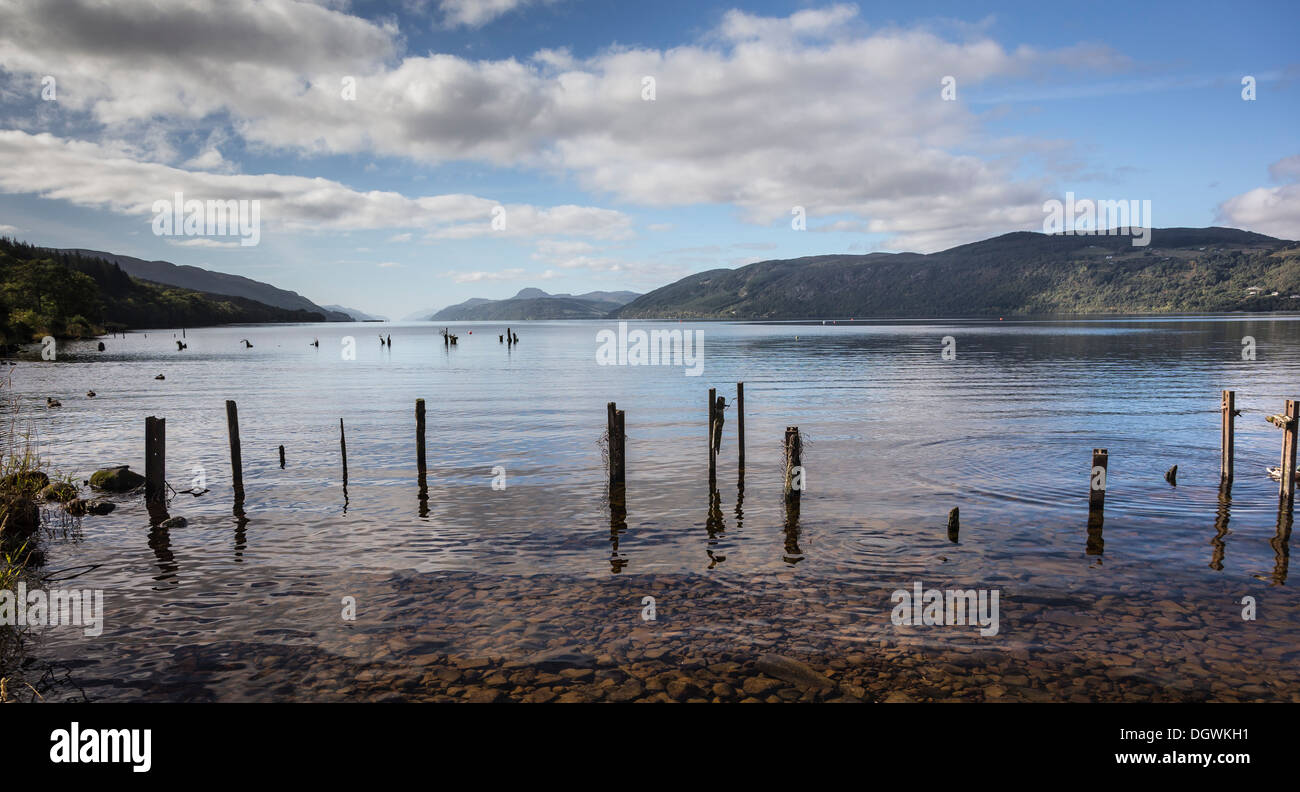 Loch Ness from Dores beach in Inverness-shire, Scotland Stock Photo - Alamy