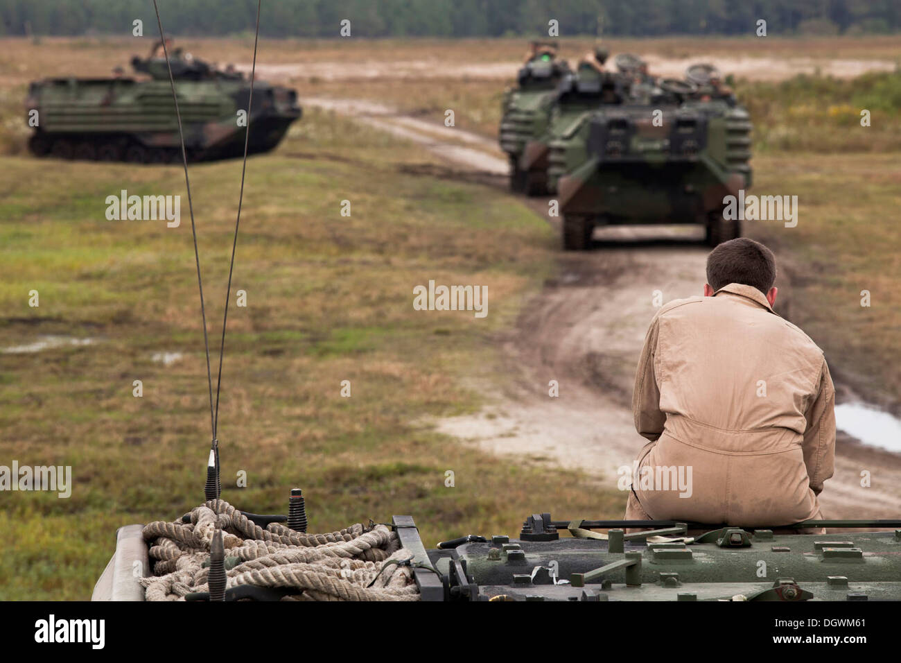 U.S. Marines with Bravo Company, 2nd Assault Amphibian Battalion, 2D ...