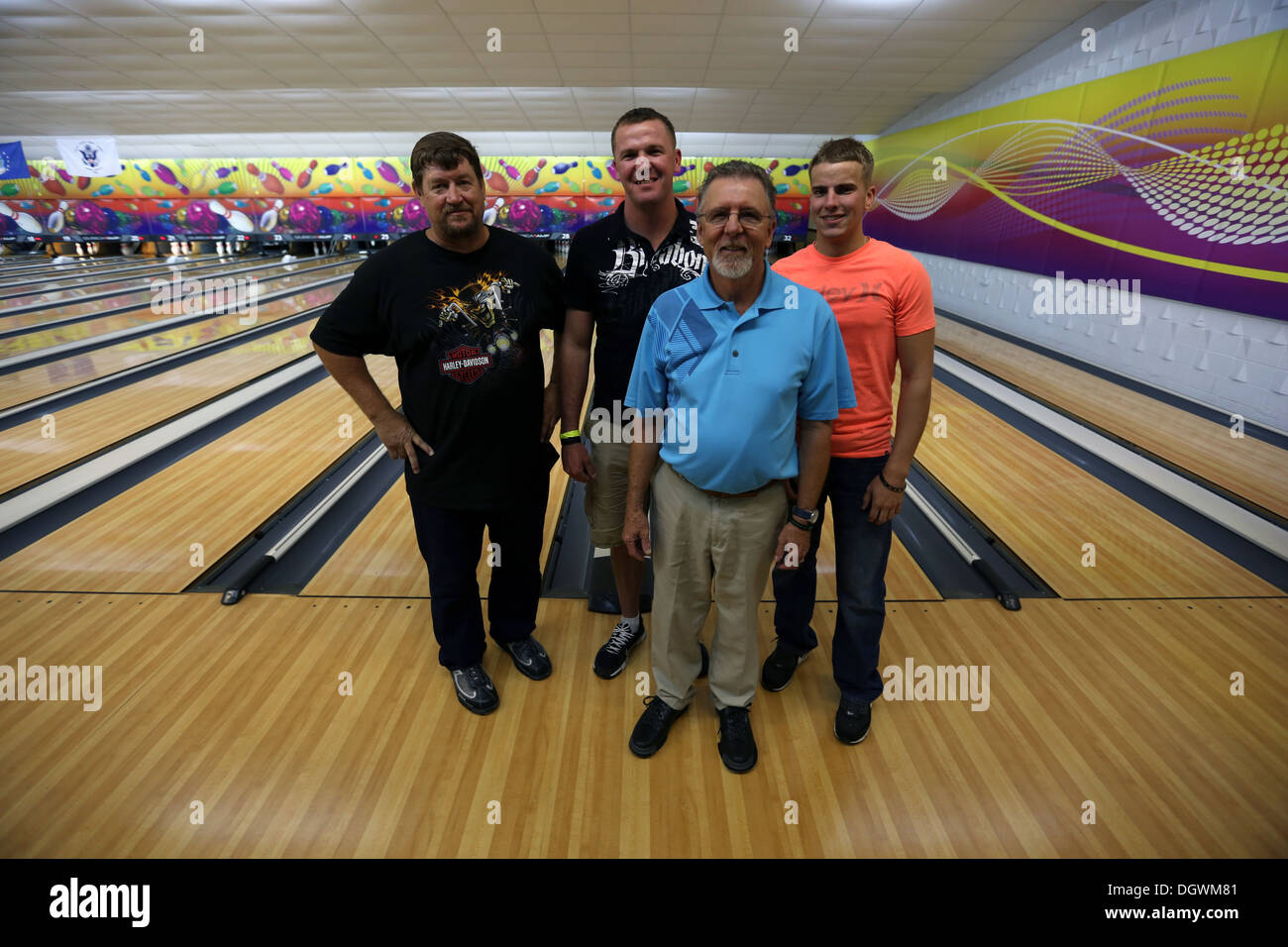 Steve Fredrickson, Nick Page, Mike Sullivan and Caleb Johnson, the Nine ...