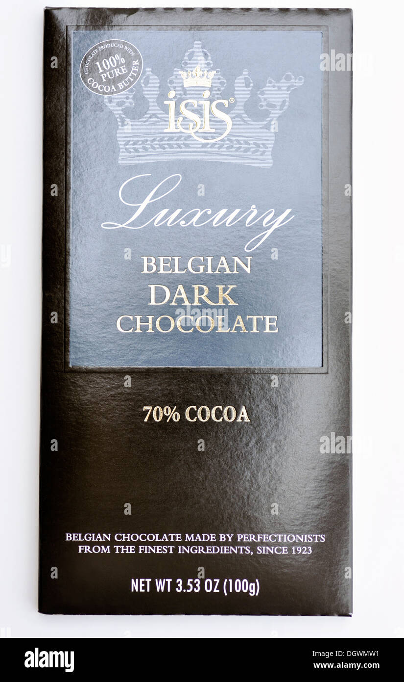 Luxury Belgian chocolate bar Stock Photo - Alamy