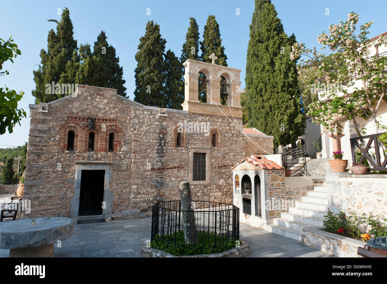 A two-bay Greek Orthodox church, monastery of Panagia Kera Kardiotissa ...