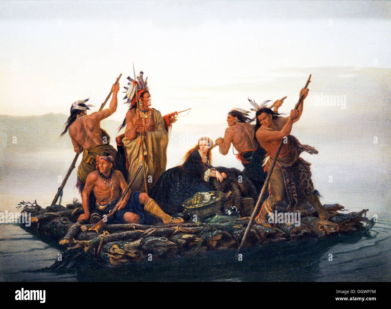 The Abduction of Daniel Boone’s Daughter by the Indians - by Charles ...