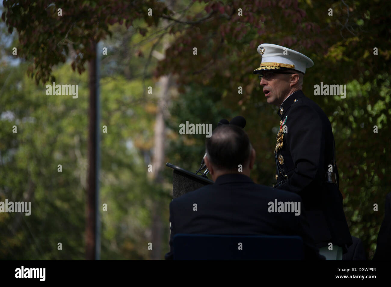 U.S. Marine Corps Brig. Gen. Robert F. Castellvi, commanding general ...