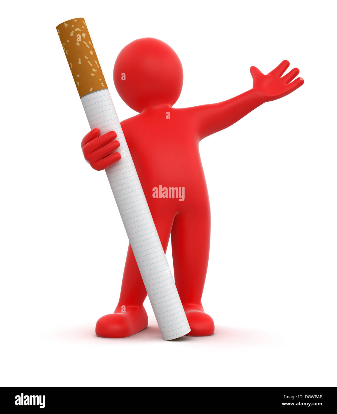 Man Smoking Cigarette Cartoon Illustration High Resolution Stock ...