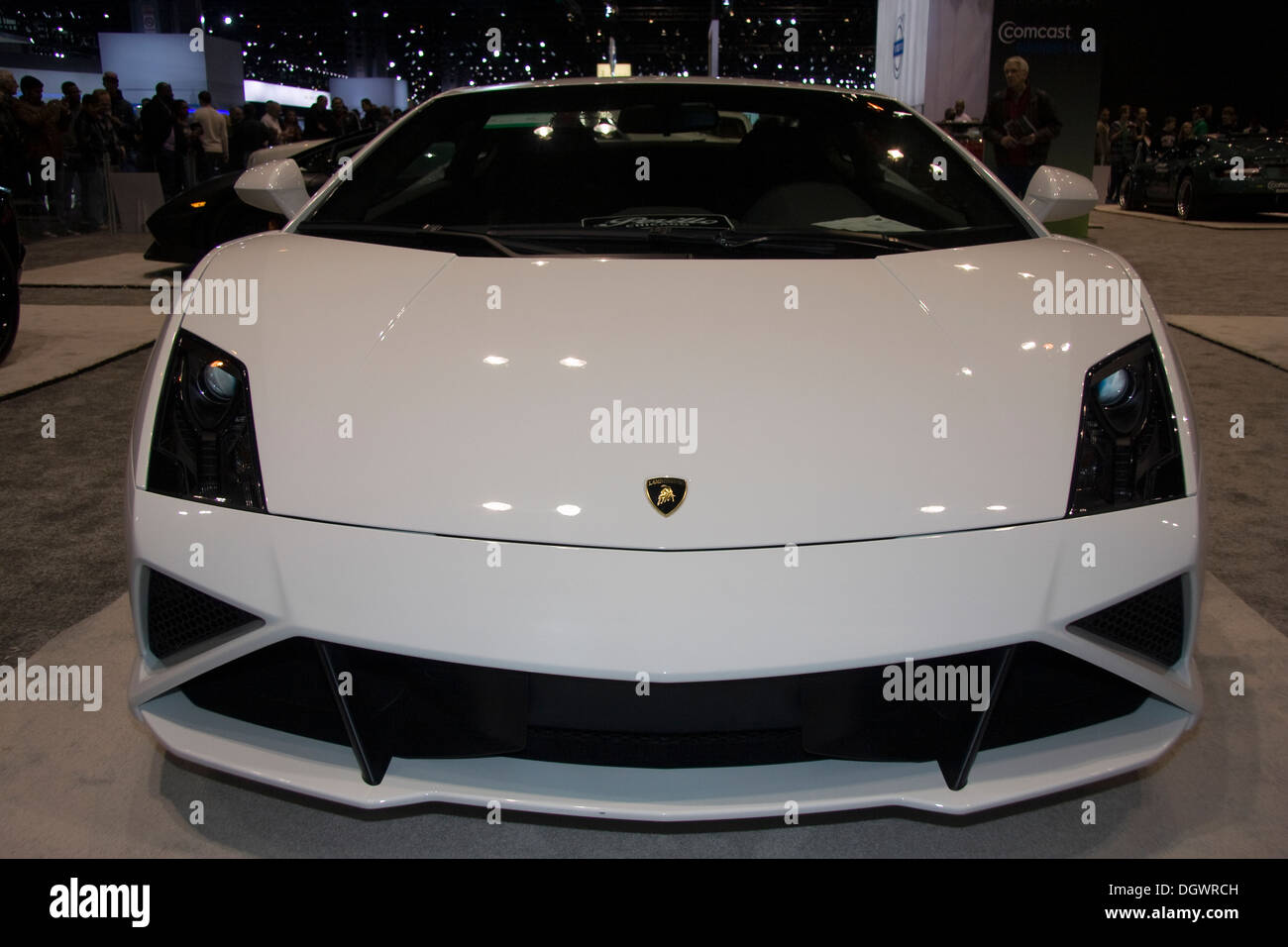 Lamborghini Aventador. The 2013 Chicago Auto Show Stock Photo - Alamy