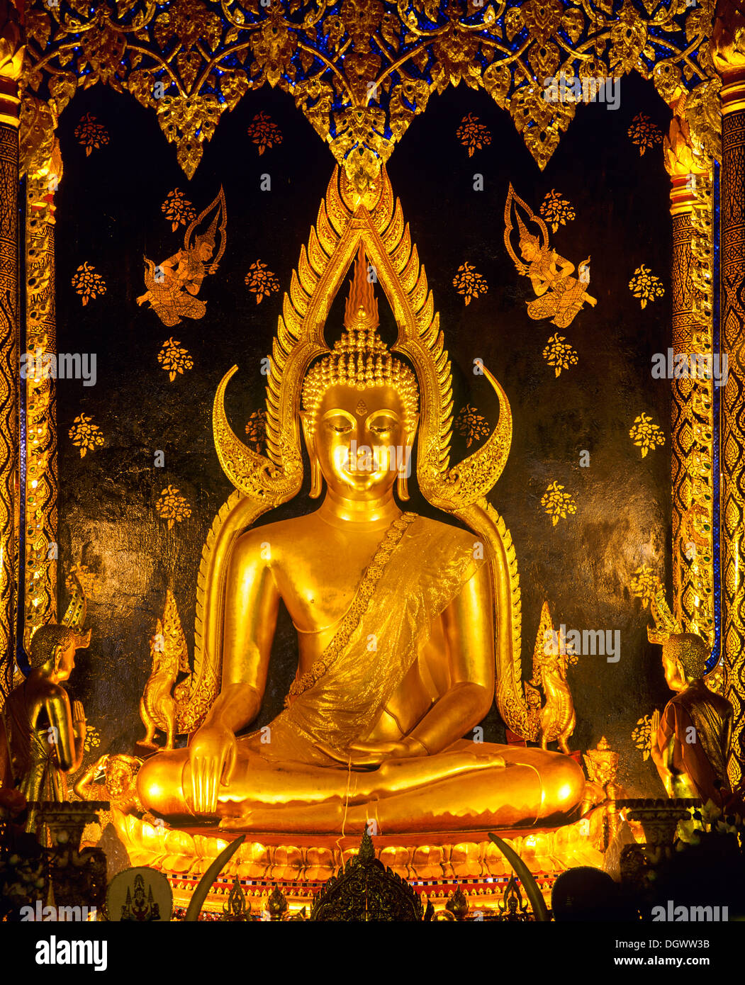 Golden buddha and mara High Resolution Stock Photography and Images - Alamy