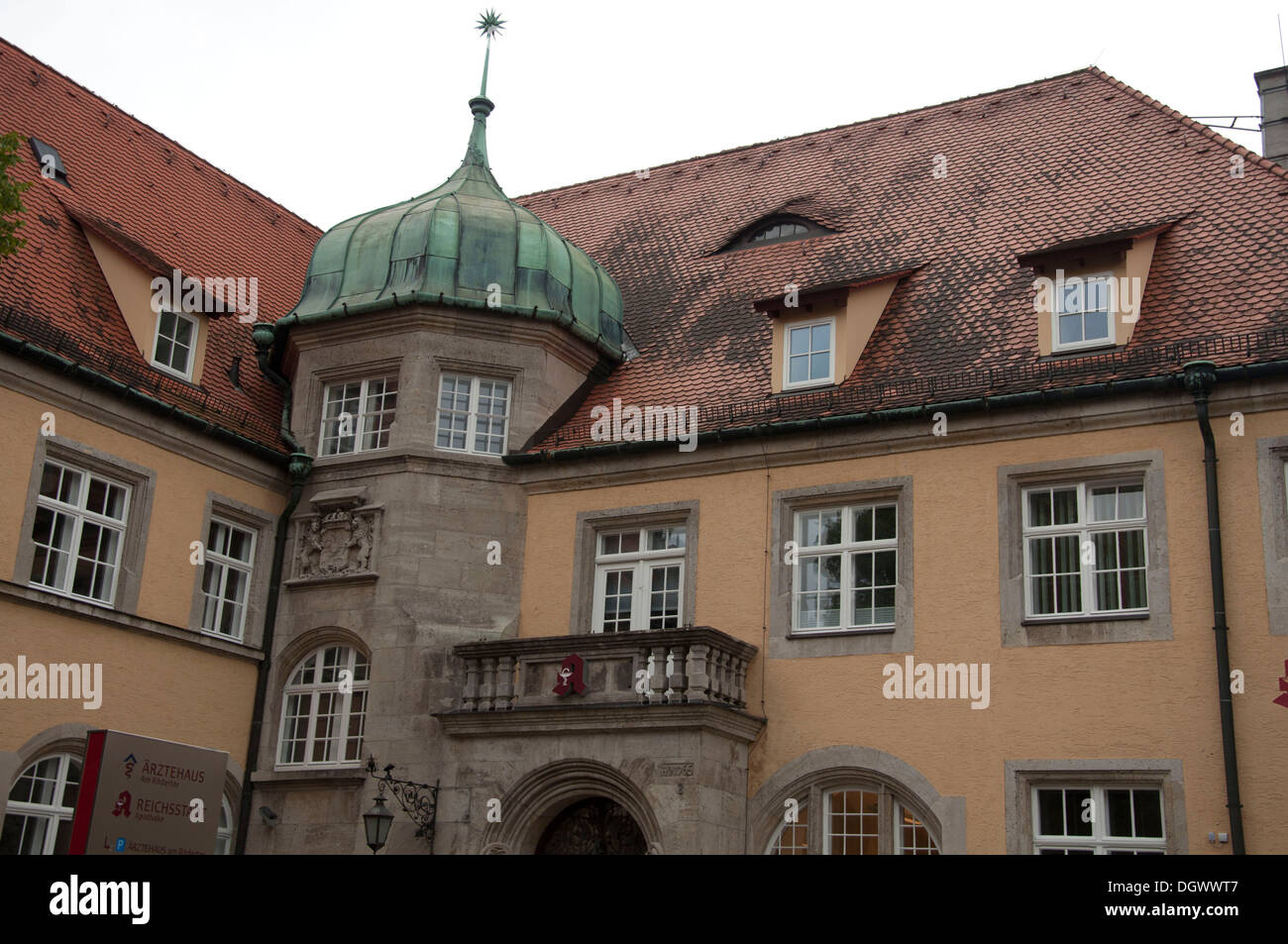 Old German Building Stock Photo - Alamy