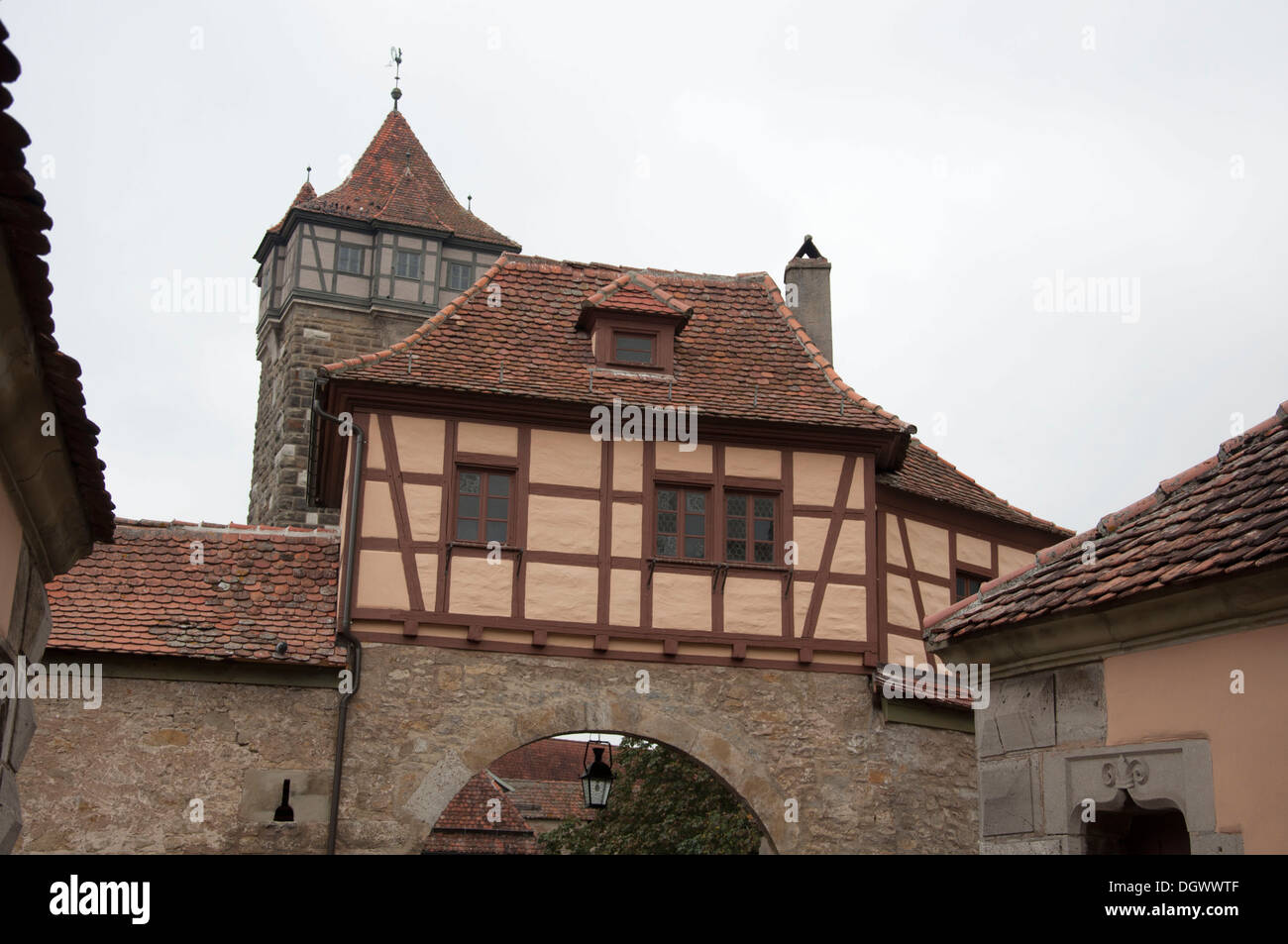 Old German Building Stock Photo - Alamy