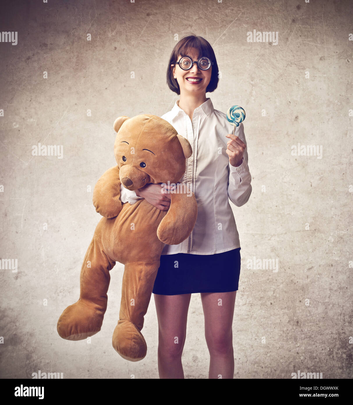 Nerd girl hi-res stock photography and images - Alamy