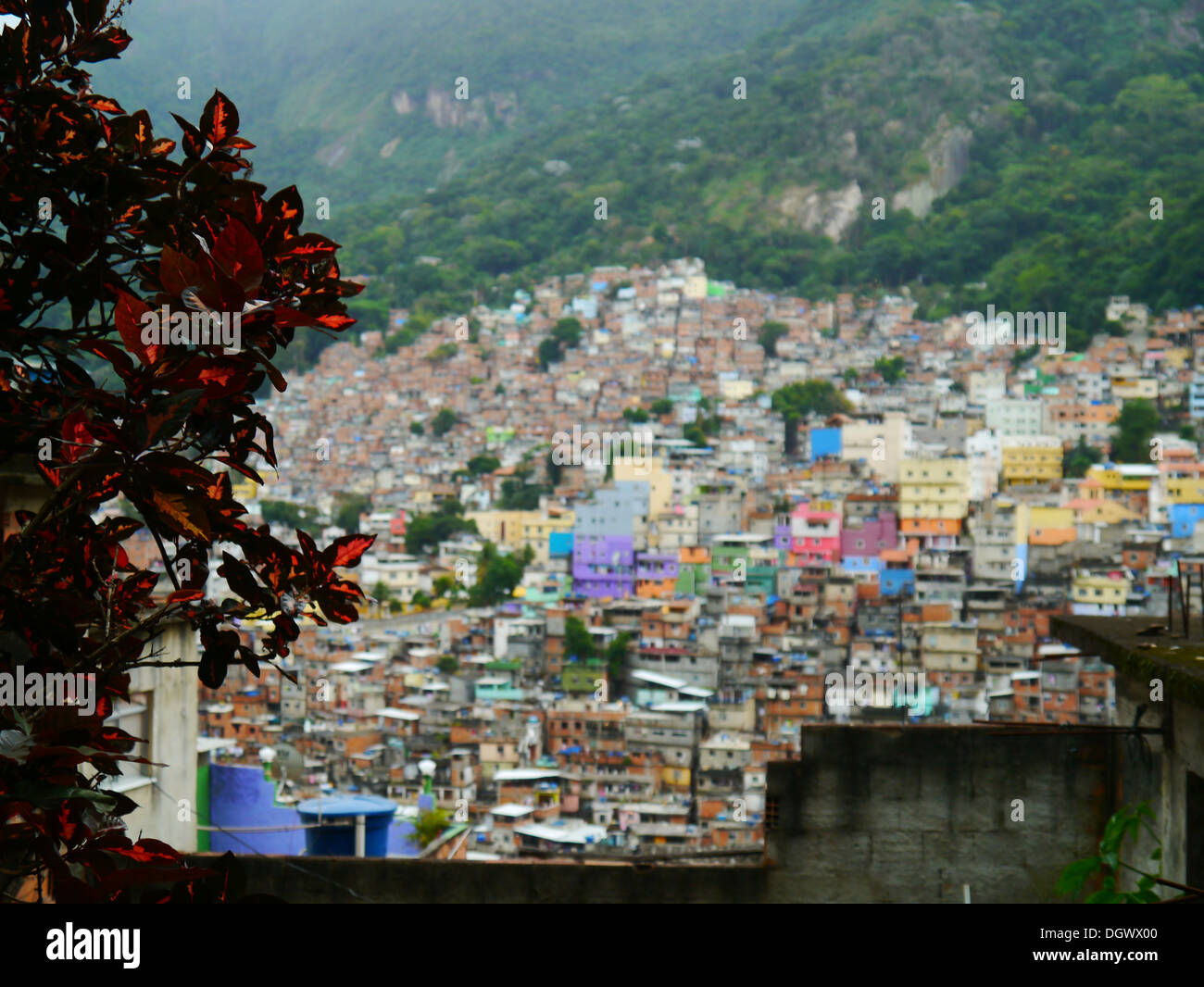 The colourful Brazilian Favelas Stock Photo - Alamy
