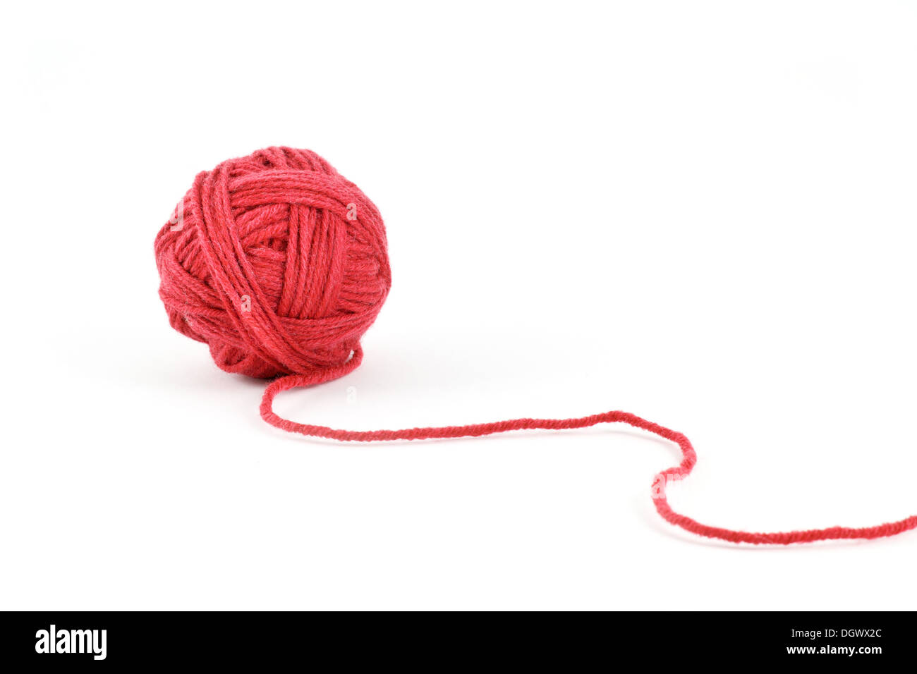 Thread ball isolated on white background Stock Photo - Alamy