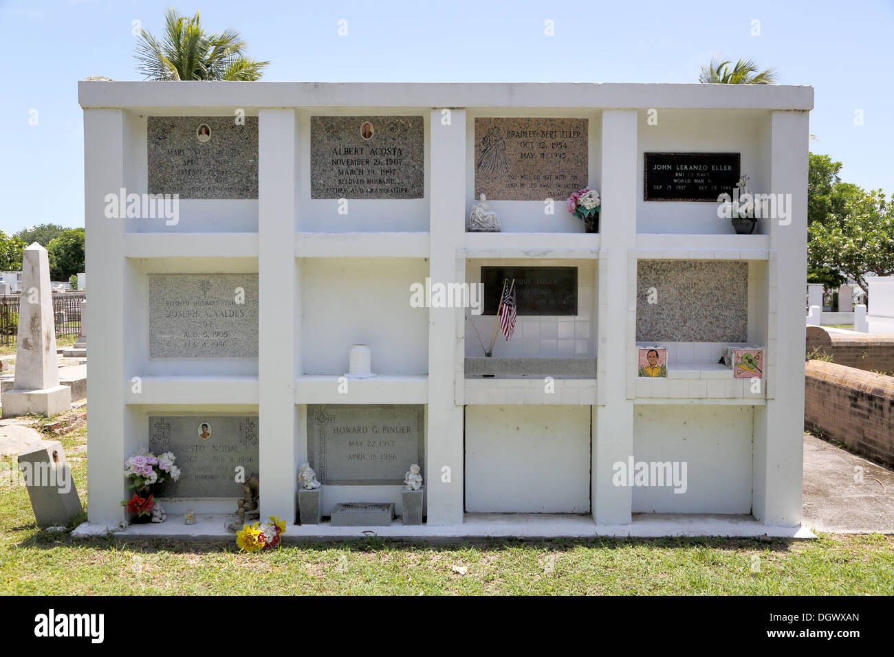key west historic cemetery at the end of the florida keys Stock Photo ...