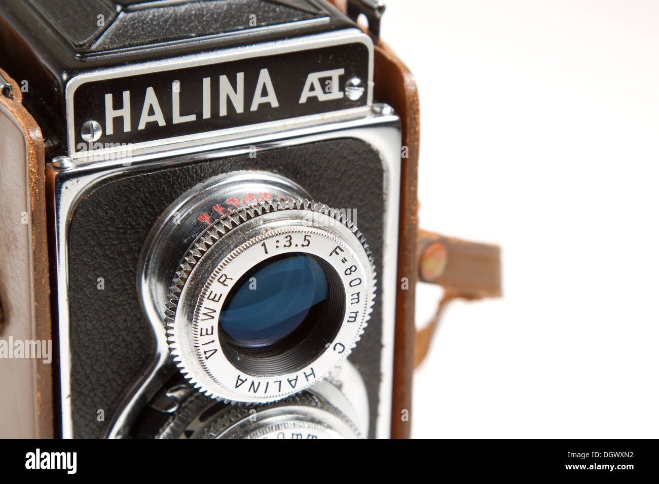 Halina AI Twin Lens Reflex Camera Stock Photo - Alamy
