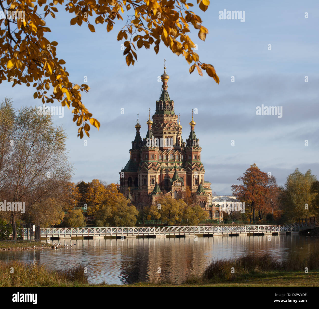 Saints Peter and Paul Cathedral, Petergof, Saint Petersburg, Russia ...
