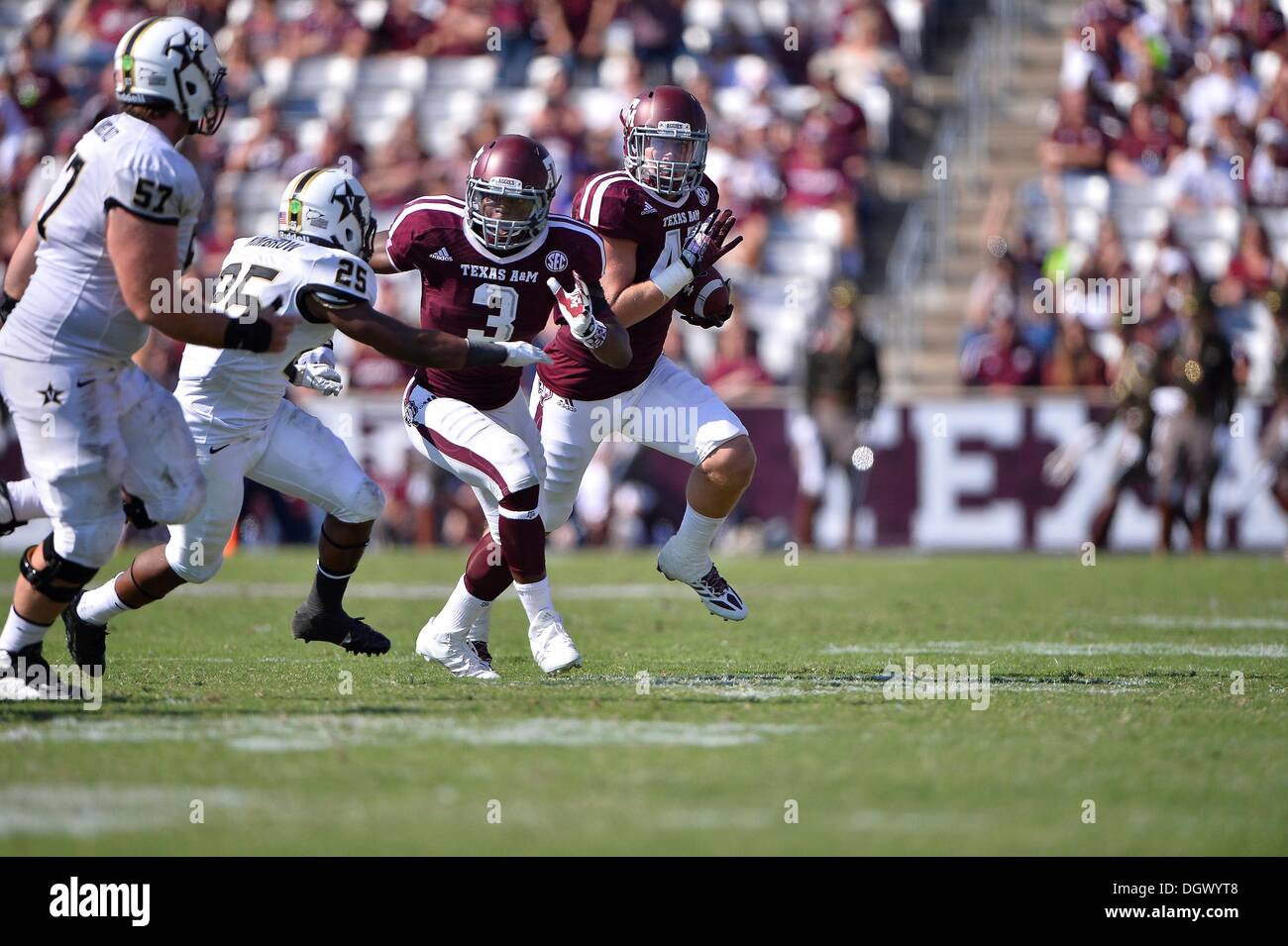 College Station, TX, USA. 26th Oct, 2013. Texas A&M linebacker Jordan ...
