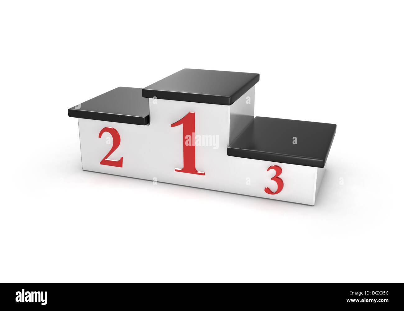 3d podium pedestal black Cut Out Stock Images & Pictures - Alamy