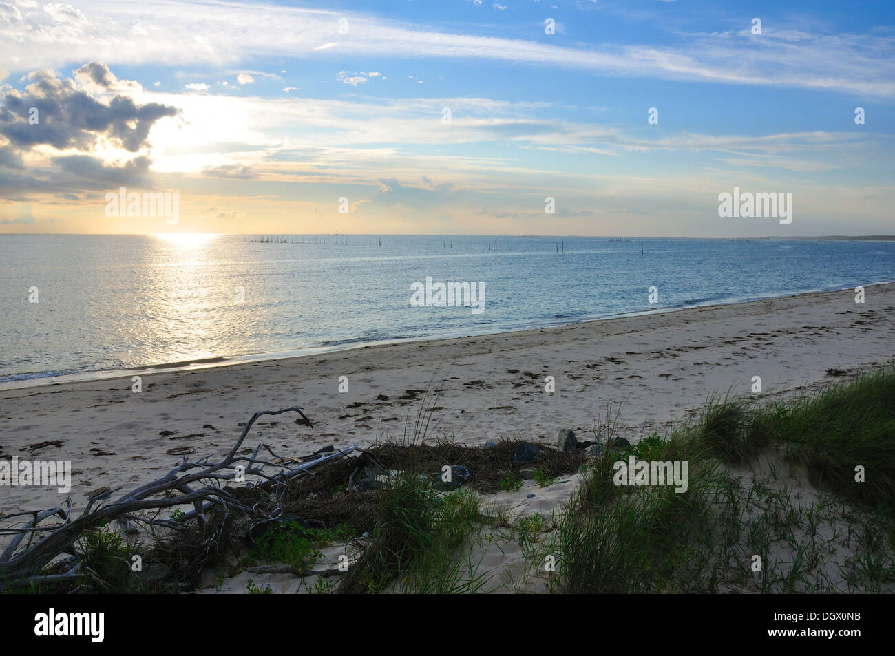 Sunset over Chesapeake Bay, Virginia, USA Stock Photo - Alamy