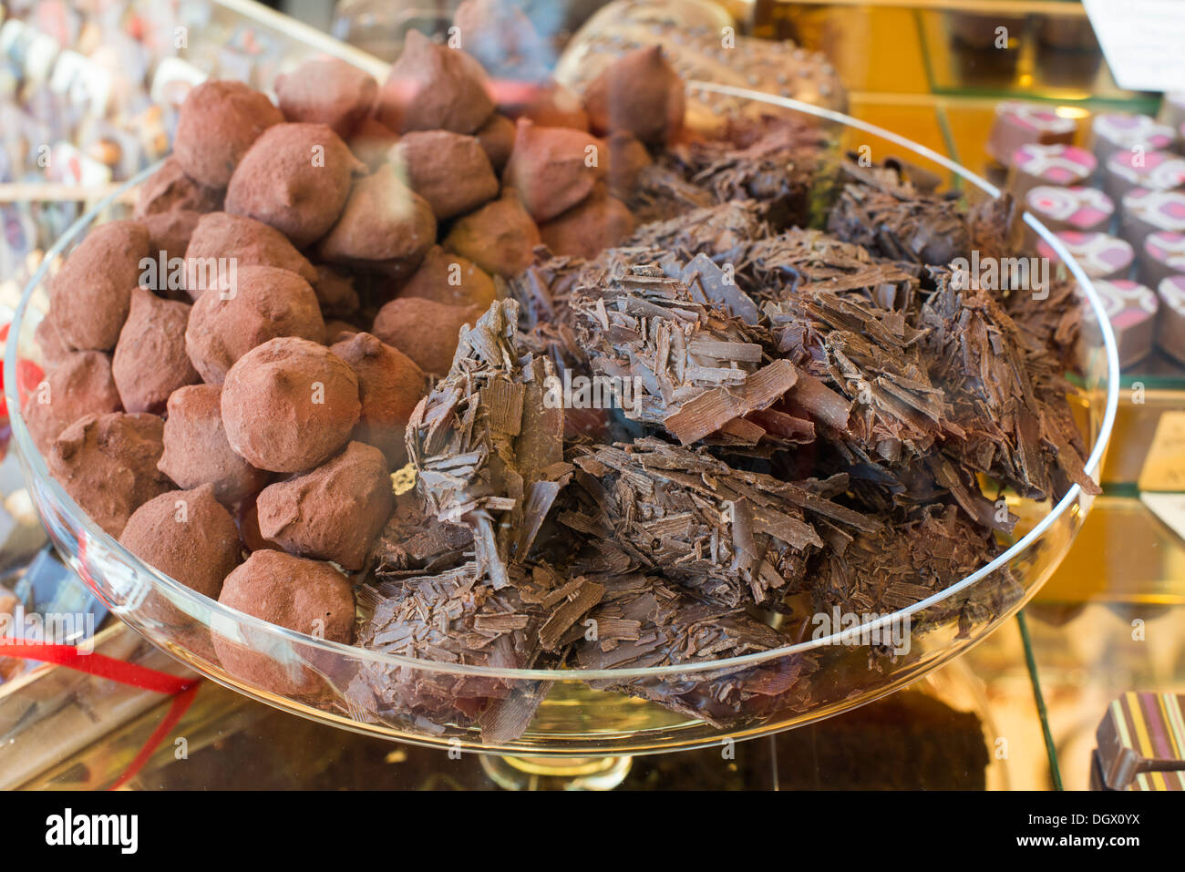 Sweets on chocolate factory hi-res stock photography and images - Alamy