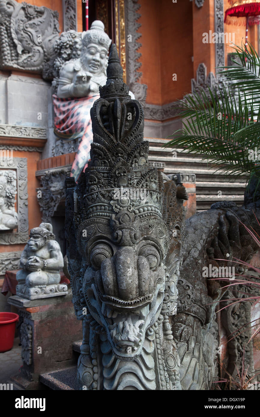 Religion decoration sculpture Ubud Bali Indonesia decorative stone ...