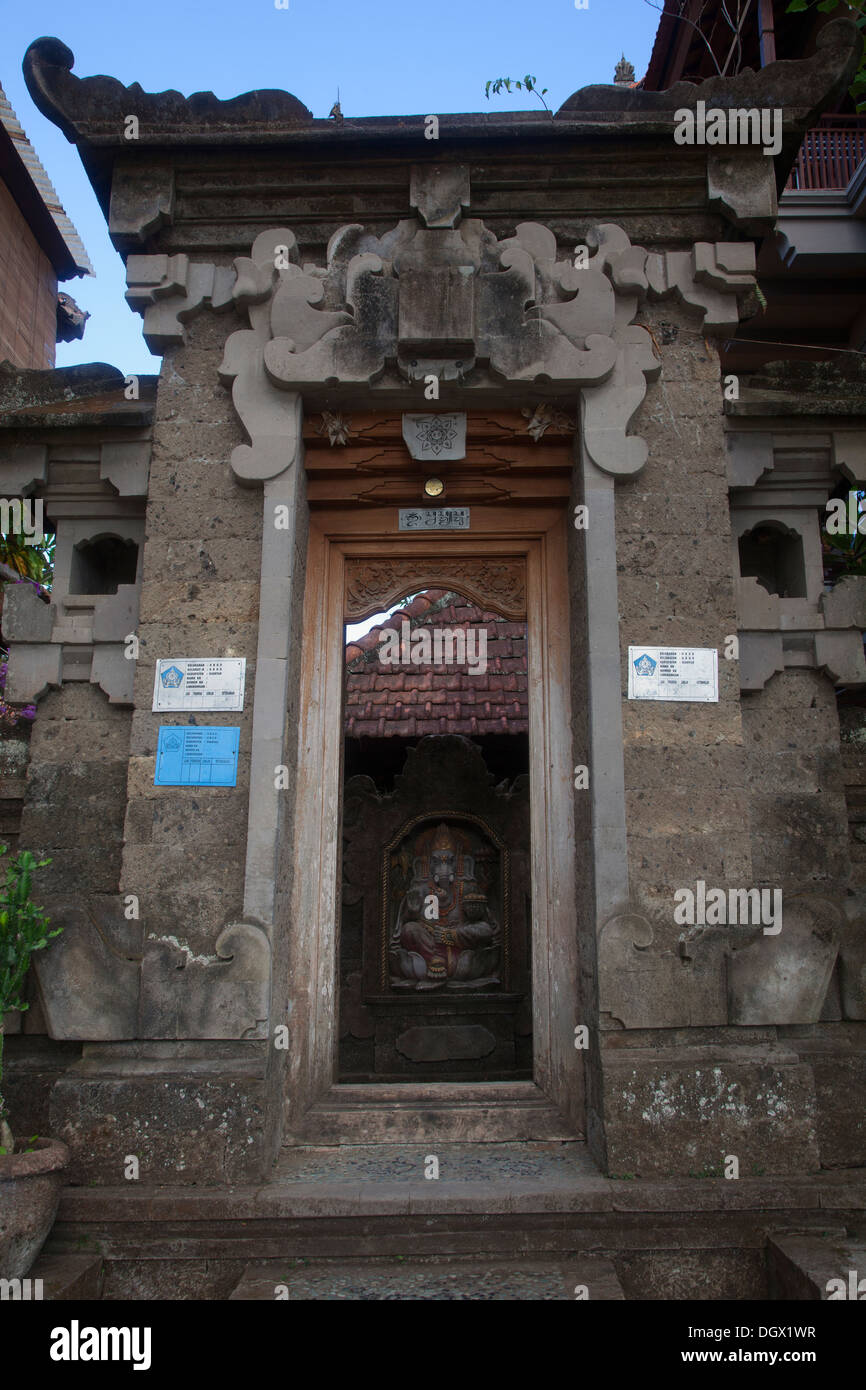 House entrance decoration Bali gate Indonesia door enter get in Ubud ...