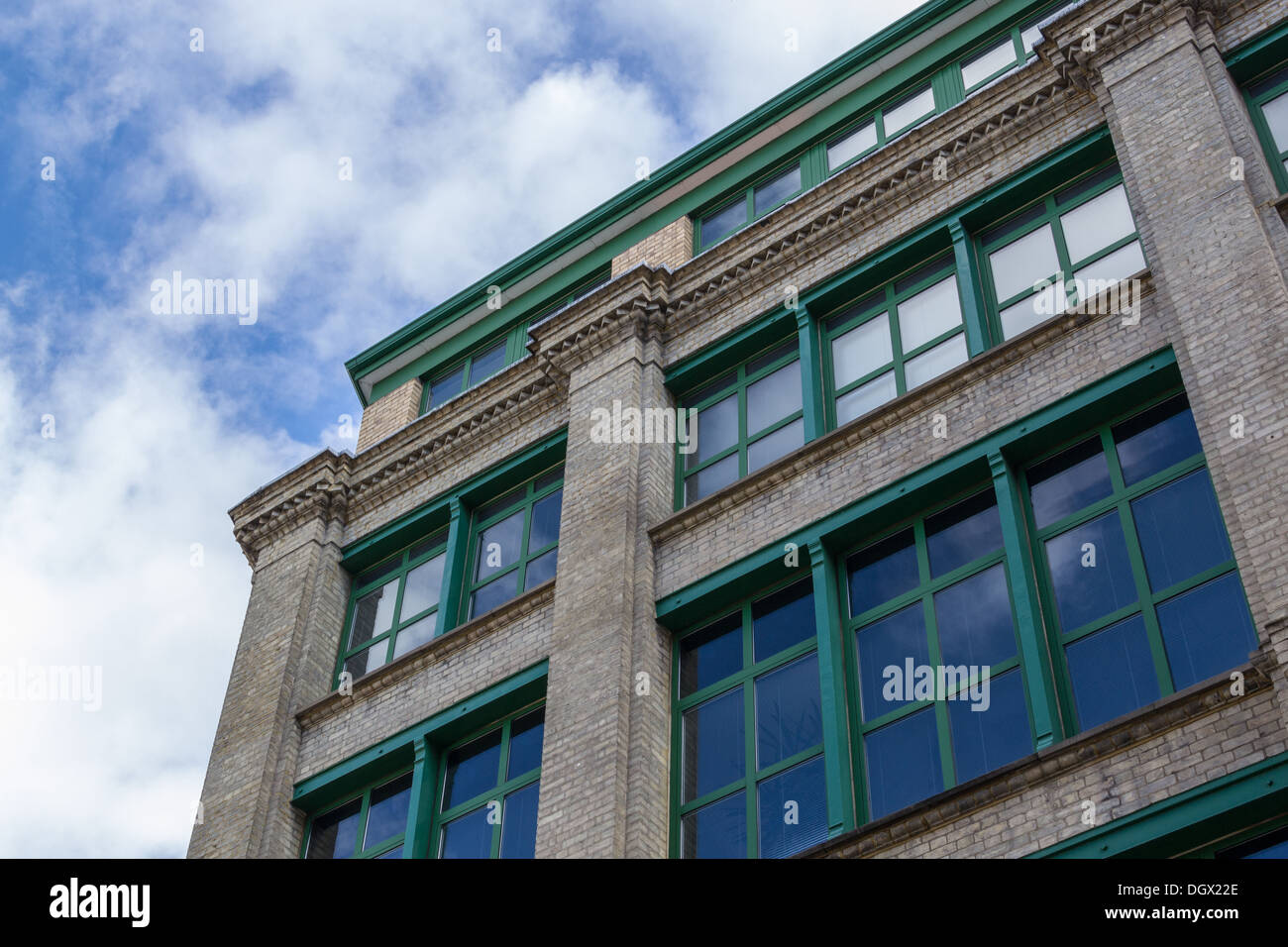 White building large windows green hi-res stock photography and images ...