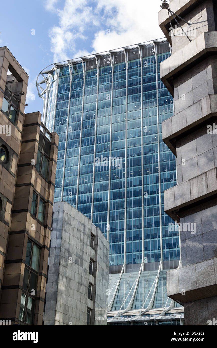 A view of City Point from between other office buildings Stock Photo ...
