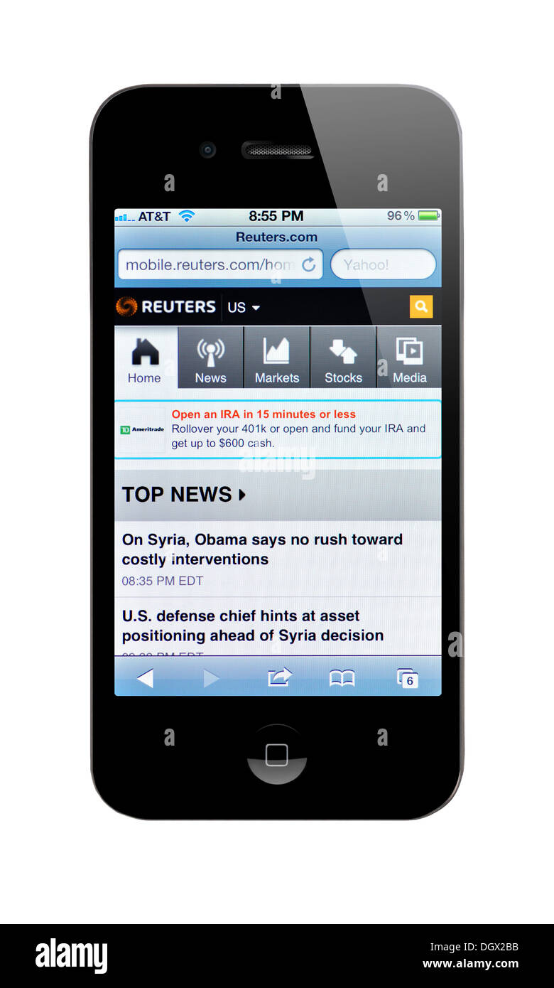 News iphone Cut Out Stock Images & Pictures - Alamy