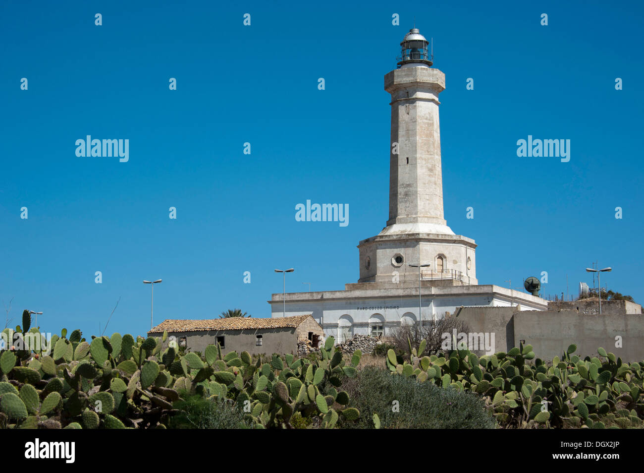 Cozzo Sparado Lighthouse at Cape Passero, Portopalo di Capo Passero ...