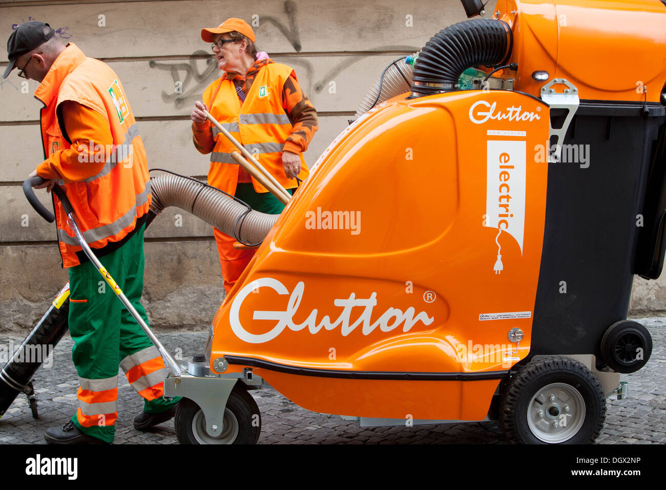 Czech street cleaner hi-res stock photography and images - Alamy