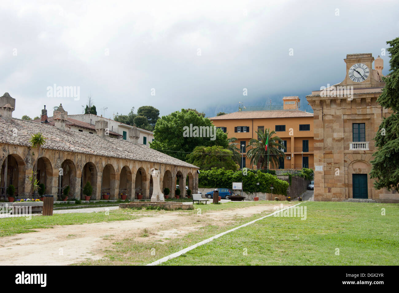 Historic district, Ficuzza, Palermo province, Sicily, Italy, Europe ...