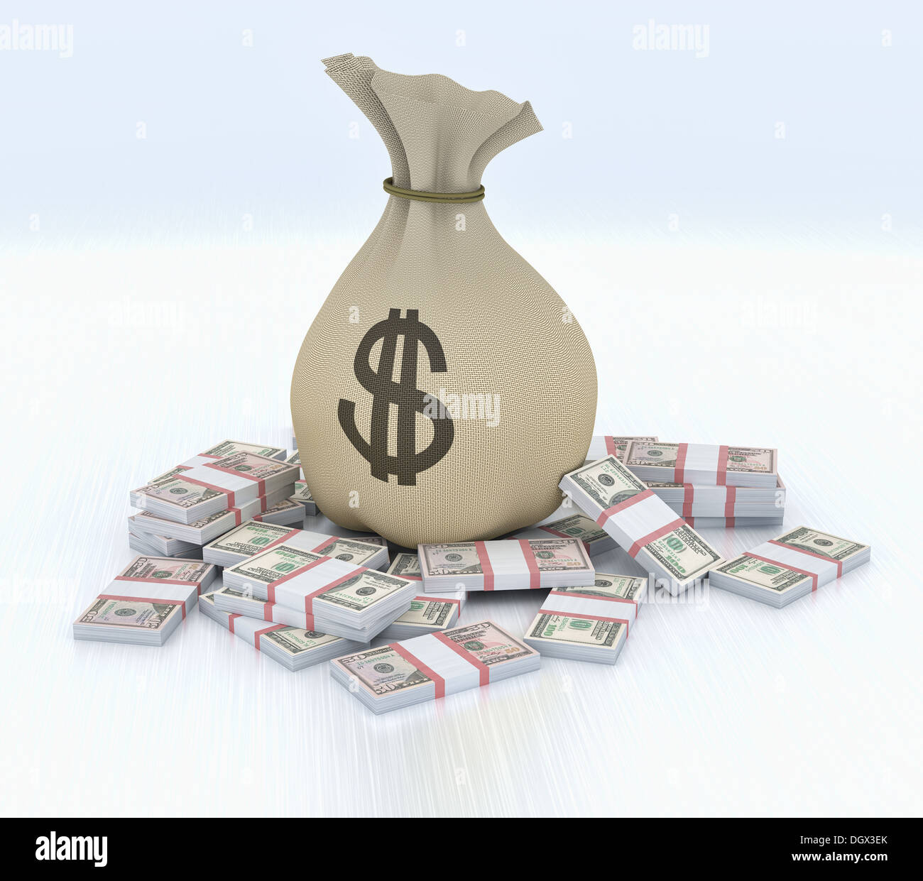 Money bag 3d icon sack hi-res stock photography and images - Alamy