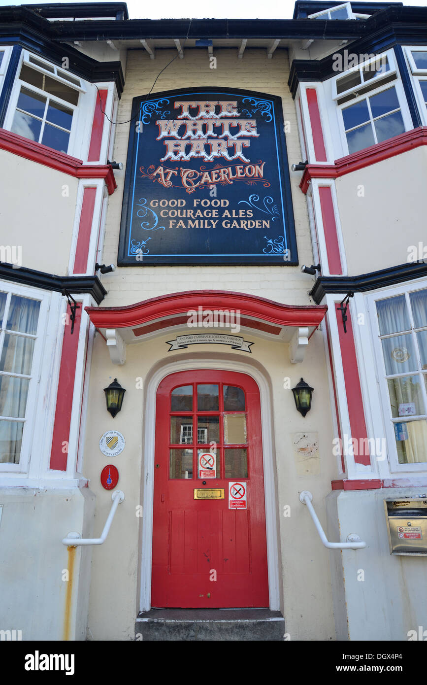 The White Hart at Caerleon pub, High Street, Caerleon, City of Newport ...