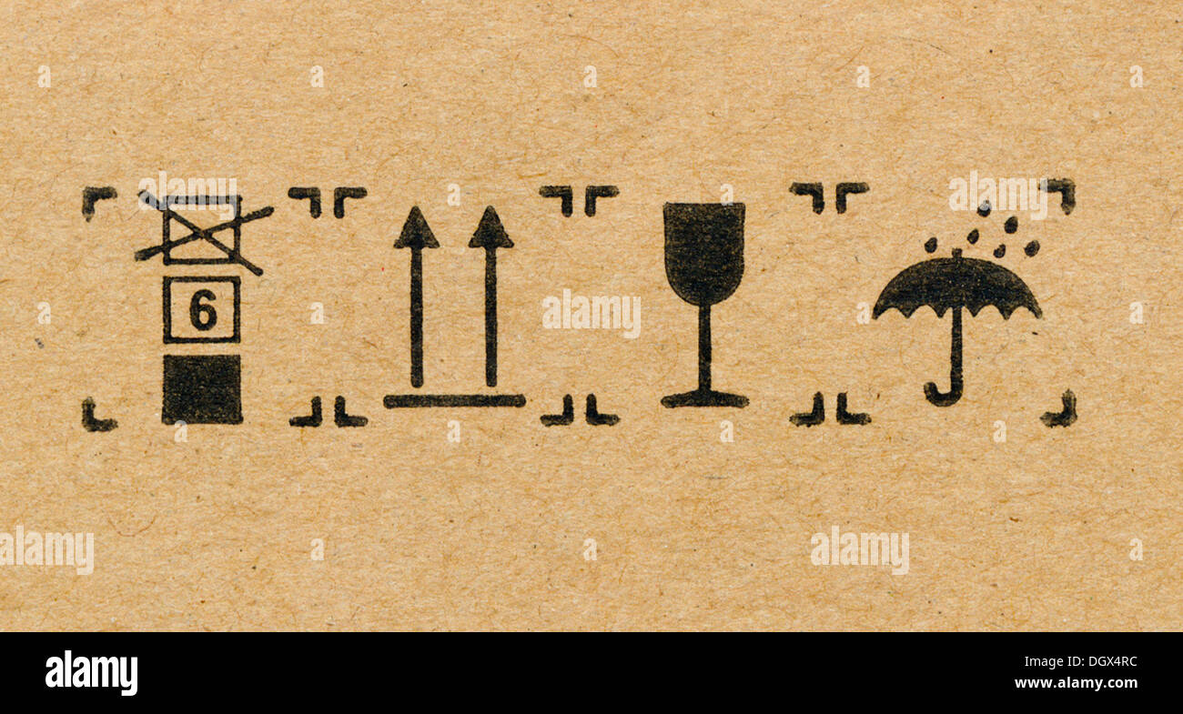 package box sign Stock Photo - Alamy