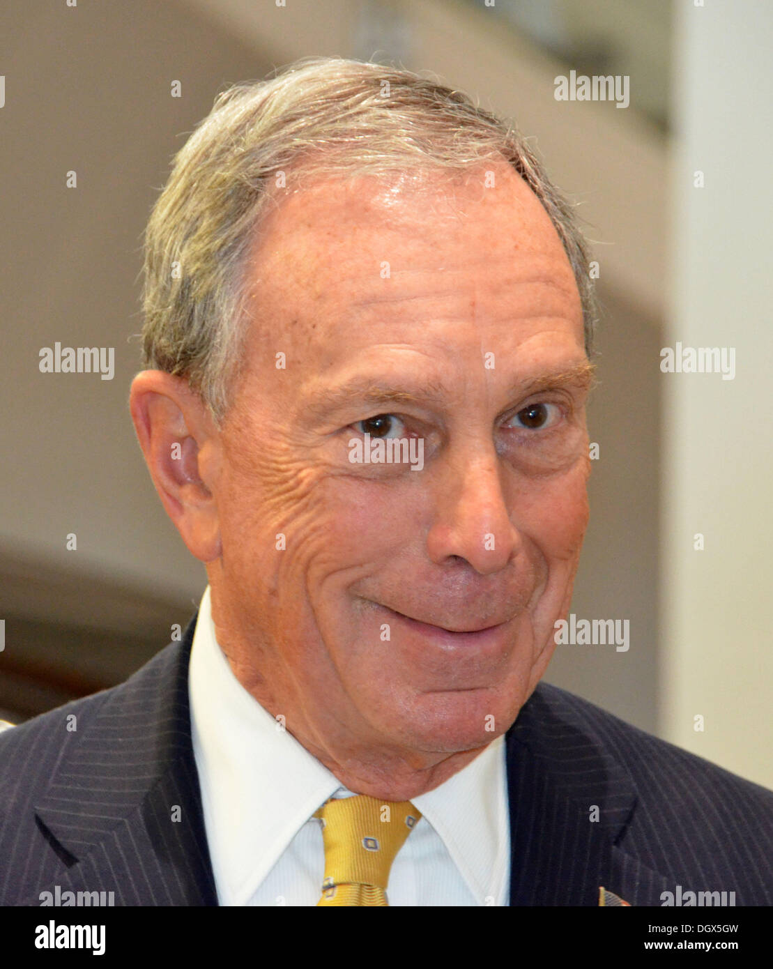 New York, USA. 18th Sep, 2013. Mayor of New York Michael Bloomberg ...