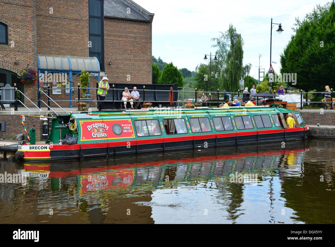 Brecon beacons canal boat hi-res stock photography and images - Alamy