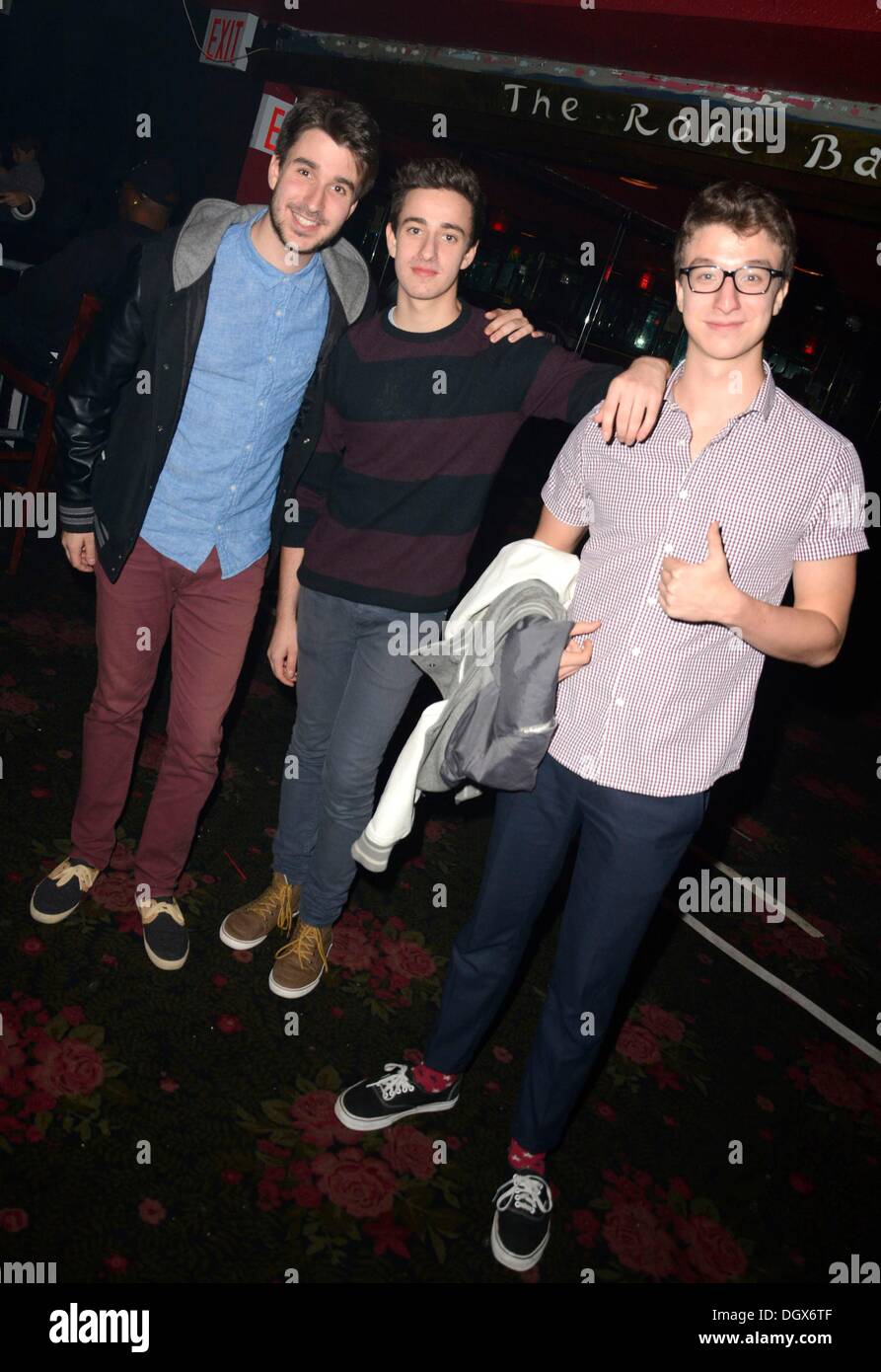 New York, NY, USA. 26th Oct, 2013. AJR, Adam Metzger, Jack Metzger ...