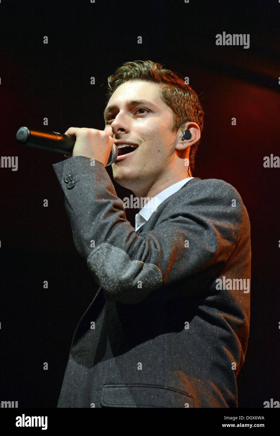 New York, NY, USA. 26th Oct, 2013. Midnight Red, Eric Secharia on stage ...