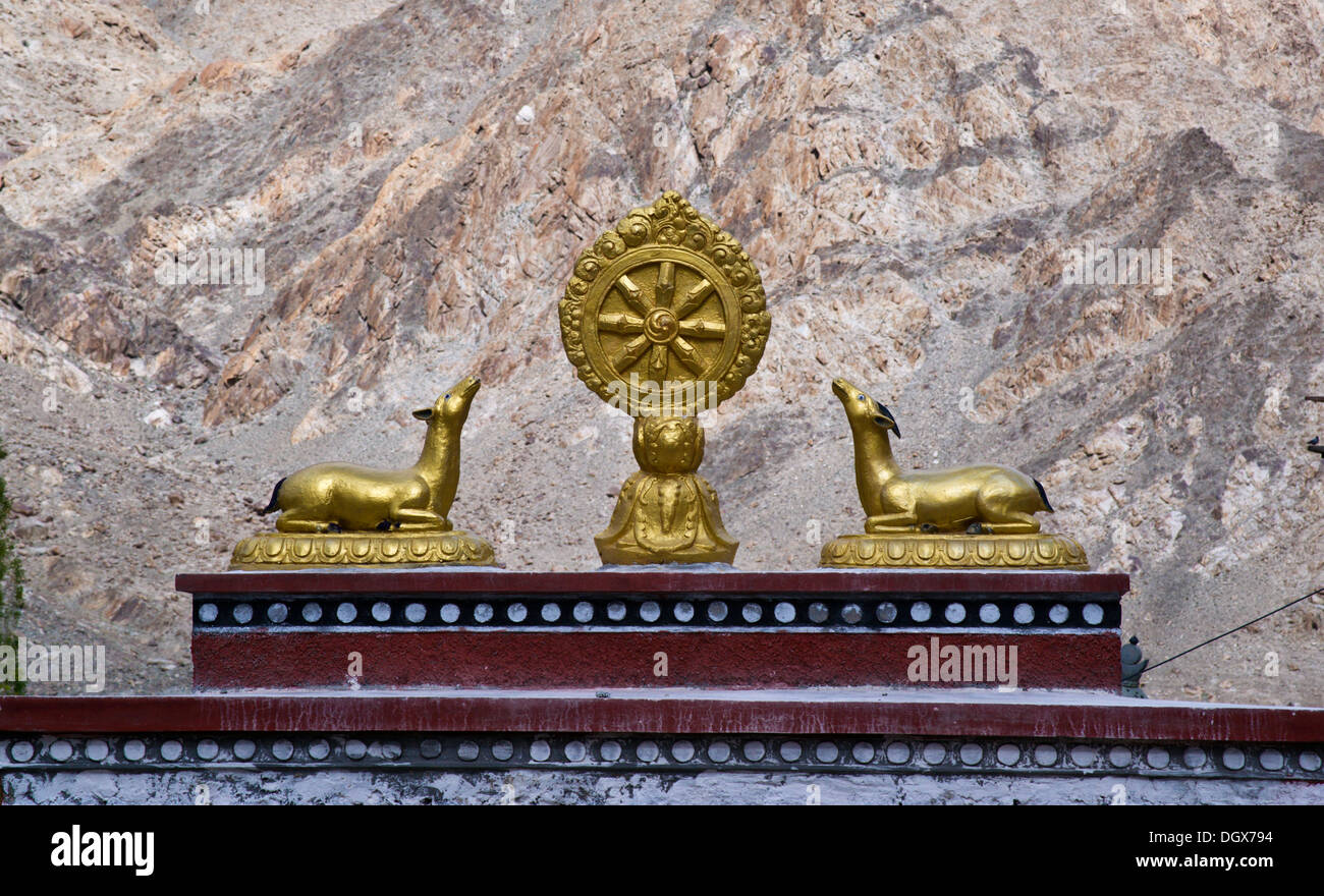 Dharmacakra hi-res stock photography and images - Alamy